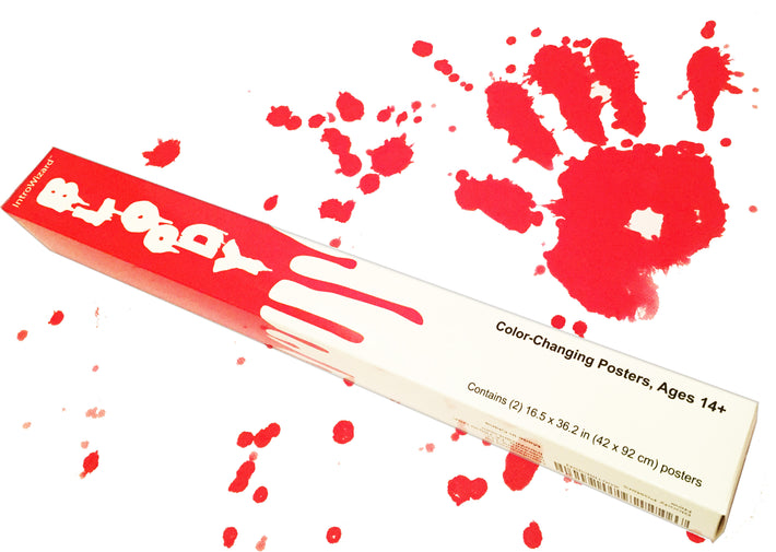 Bloody Bath Mat®: Color Changing Bath Mat Turns Red When Wet